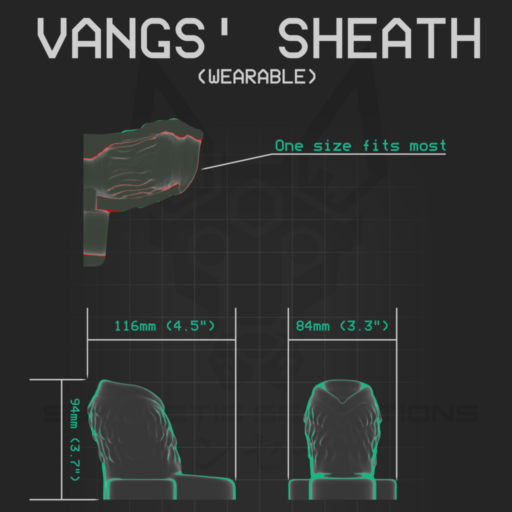 Solid, Extra soft (0015), OSFA Vangs’ Sheath – Synthetic Sensations