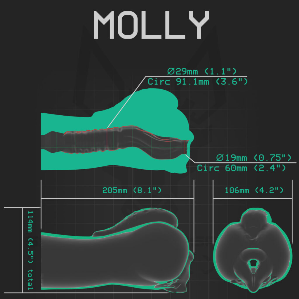 Signature Extra soft (0015) OSFA Molly – Synthetic Sensations